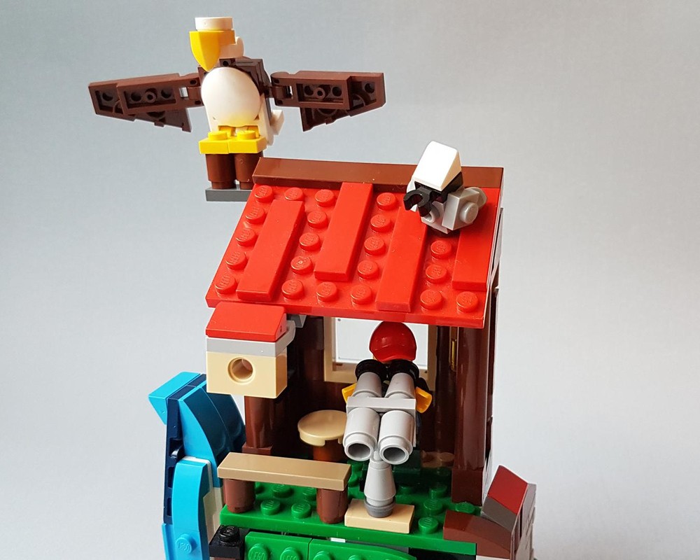LEGO MOC Bird Watching Viewpoint plus Eagle by fidi70 | Rebrickable ...