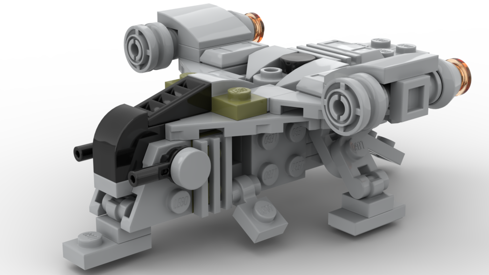 LEGO MOC Micro Razorcrest by Dujk | Rebrickable - Build with LEGO