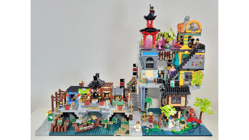 LEGO MOC-58510 Old Bridge of Ninjago City by DrPhil | Rebrickable ...