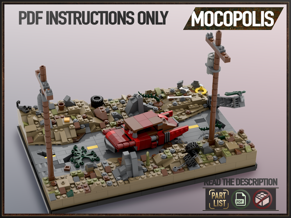 LEGO MOC Post Apocalyptic Wasteland by MOCOPOLIS | Rebrickable - Build ...