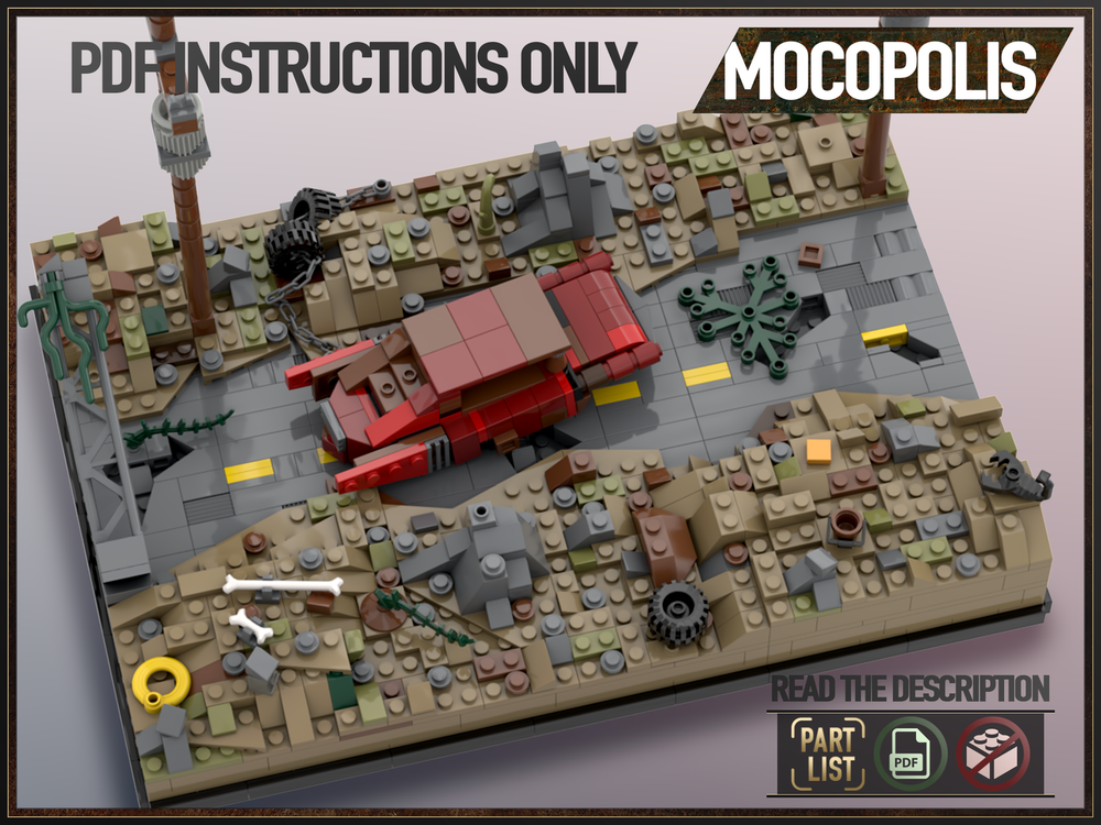 LEGO MOC Post Apocalyptic Wasteland by MOCOPOLIS | Rebrickable - Build ...