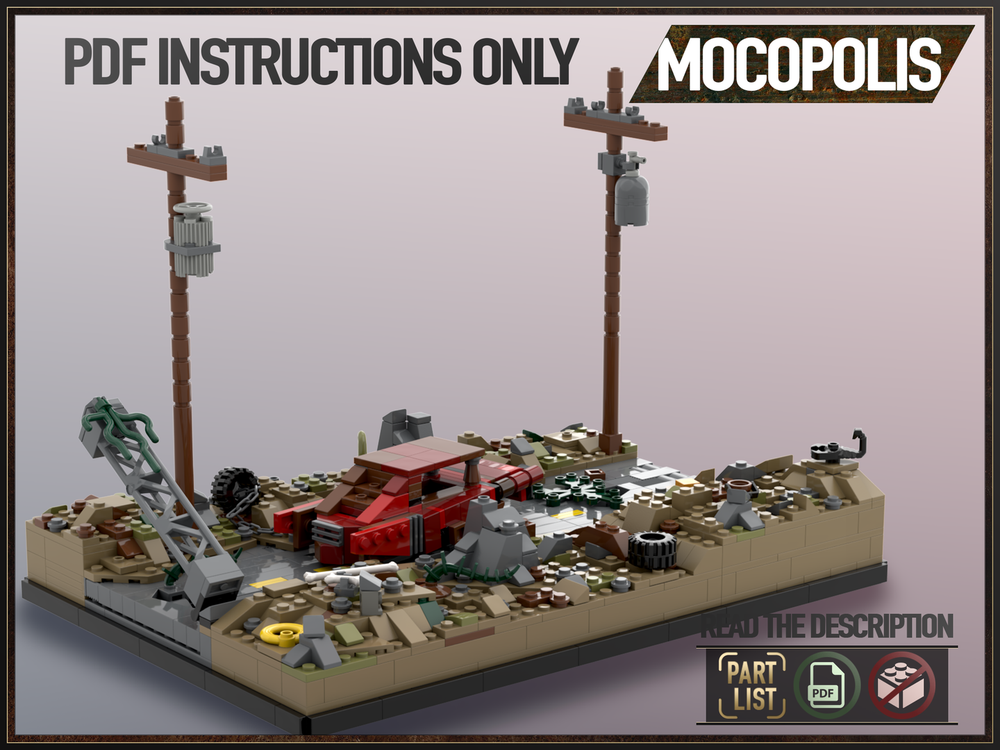 LEGO MOC Post Apocalyptic Wasteland by MOCOPOLIS | Rebrickable - Build ...