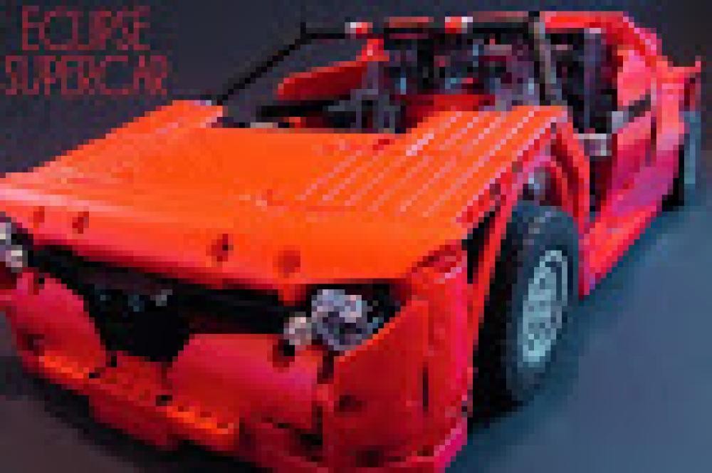 LEGO MOC Lego Technic Eclipse Supercar! with a 4-speed lever shift ...