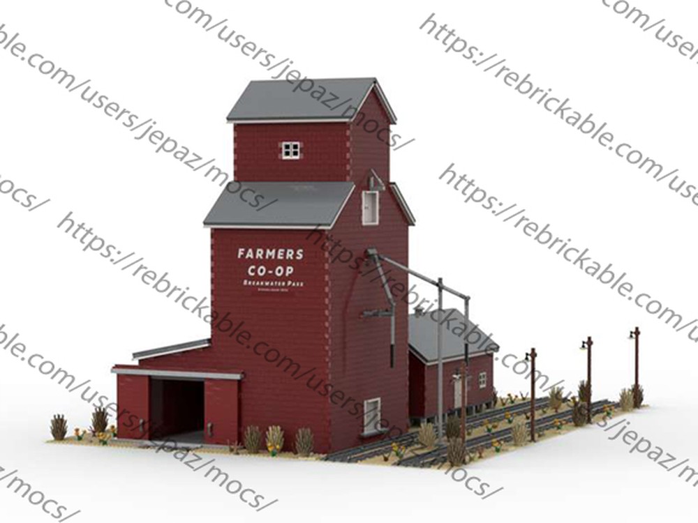 LEGO MOC Grain Co-Op by jepaz | Rebrickable - Build with LEGO