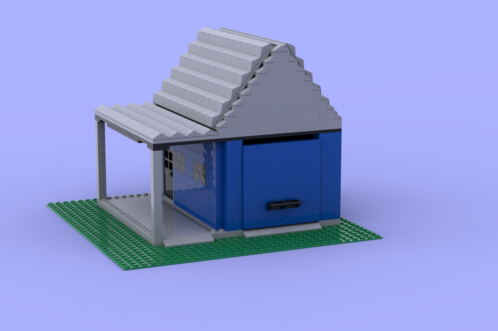 LEGO MOC aussie 1 car shed by Absolute_lego_builds | Rebrickable ...