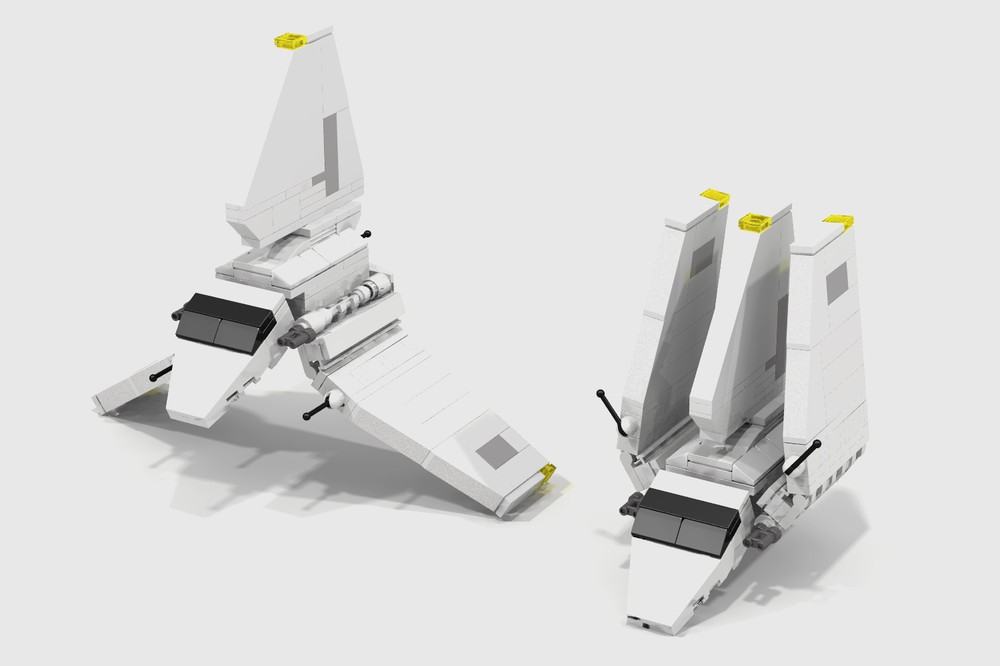 LEGO MOC Mini Imperial Shuttle by timeremembered | Rebrickable - Build ...