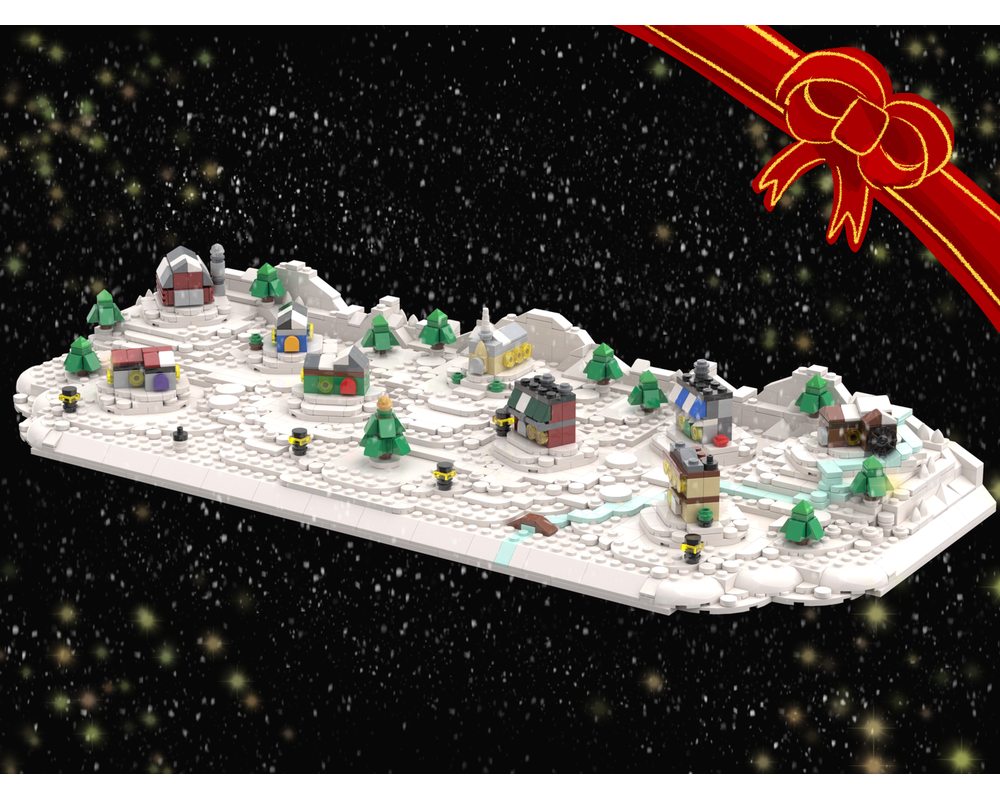 LEGO MOC Tiny Winter Village Display by b_space_man | Rebrickable ...