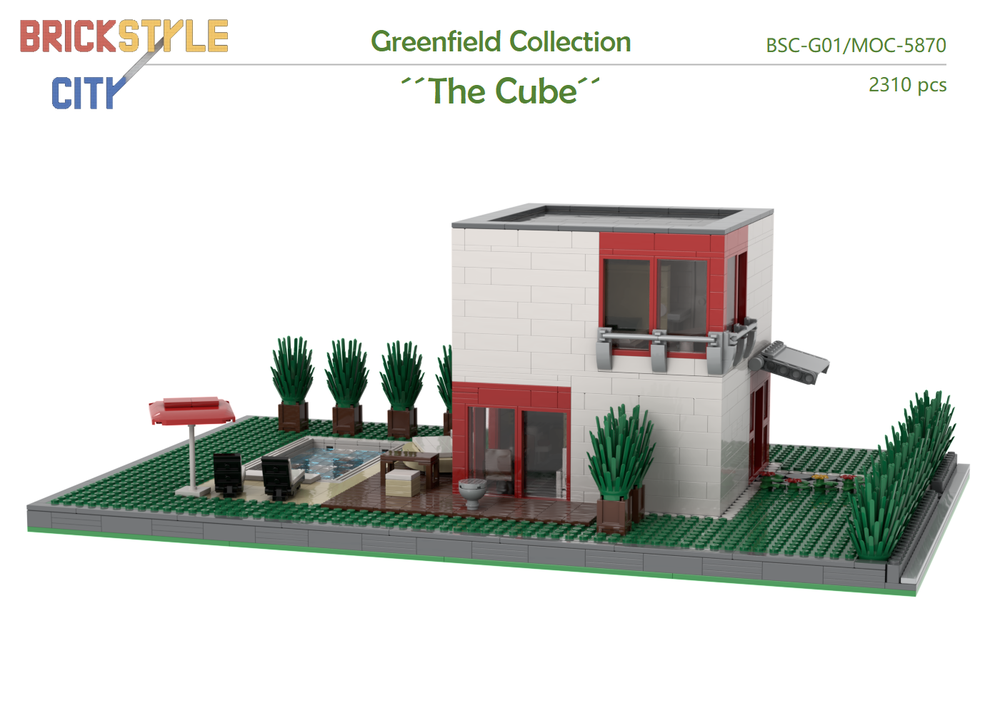 LEGO MOC The Cube by Brickstyle City | Rebrickable - Build with LEGO