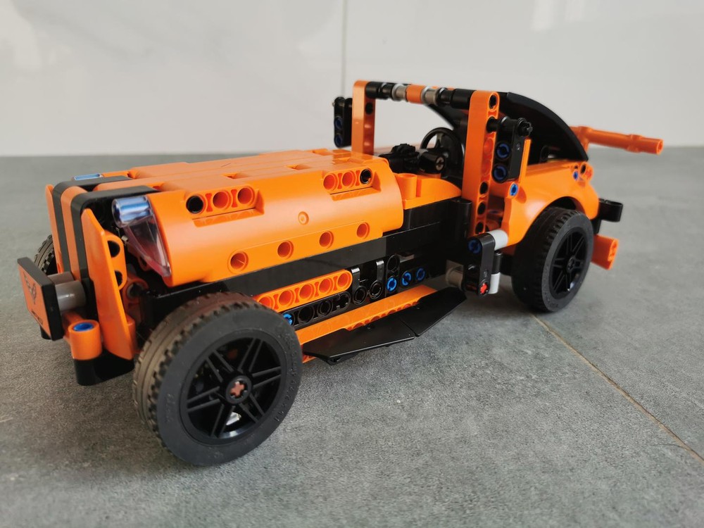 LEGO MOC Vintage Sports Car by legoRookie2021 | Rebrickable - Build ...