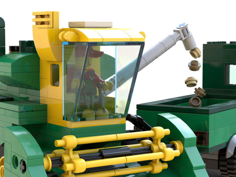 LEGO MOC John Deere 55EB combine harvester by renku | Rebrickable ...