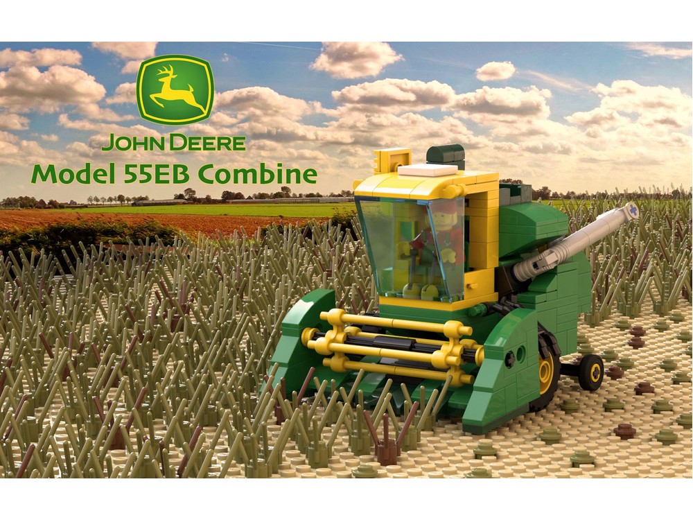LEGO MOC John Deere 55EB combine harvester by renku | Rebrickable ...