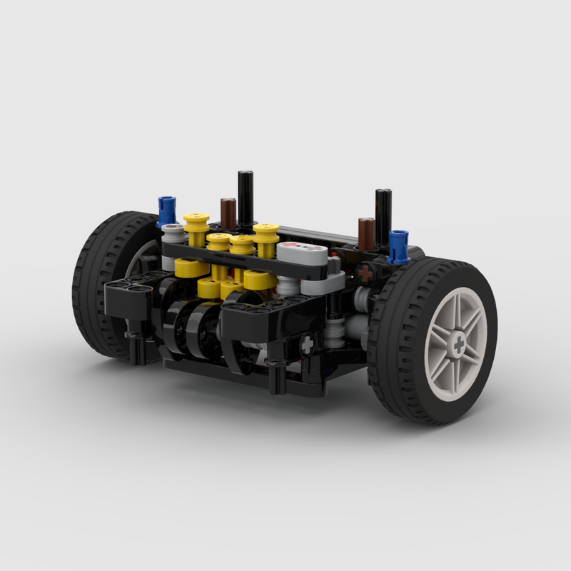 LEGO MOC FWD Steering System by grs_bricks | Rebrickable - Build with LEGO