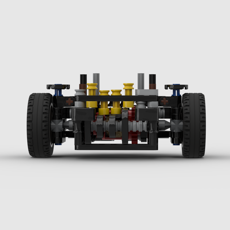 LEGO MOC FWD Steering System by grs_bricks | Rebrickable - Build with LEGO