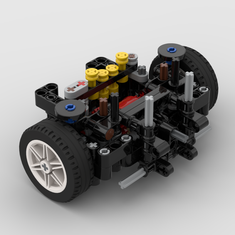 LEGO MOC FWD Steering System by grs_bricks | Rebrickable - Build with LEGO