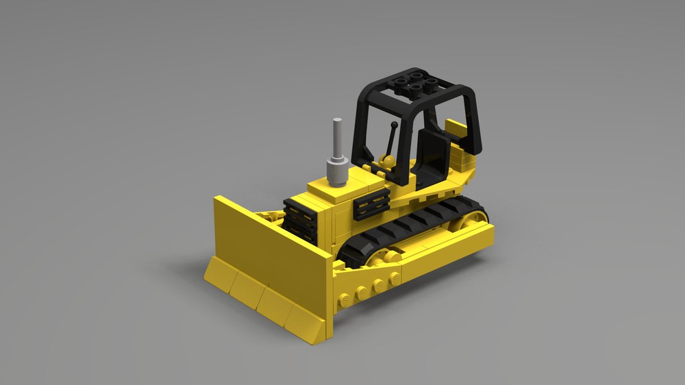 Lego Moc Bulldozer By Psiborgvip Rebrickable Build With Lego