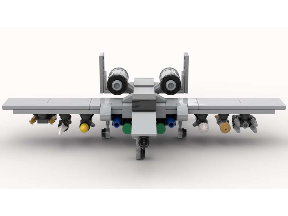 LEGO MOC A-10 Thunderbolt (''Warthog'') MINI by meregt | Rebrickable ...
