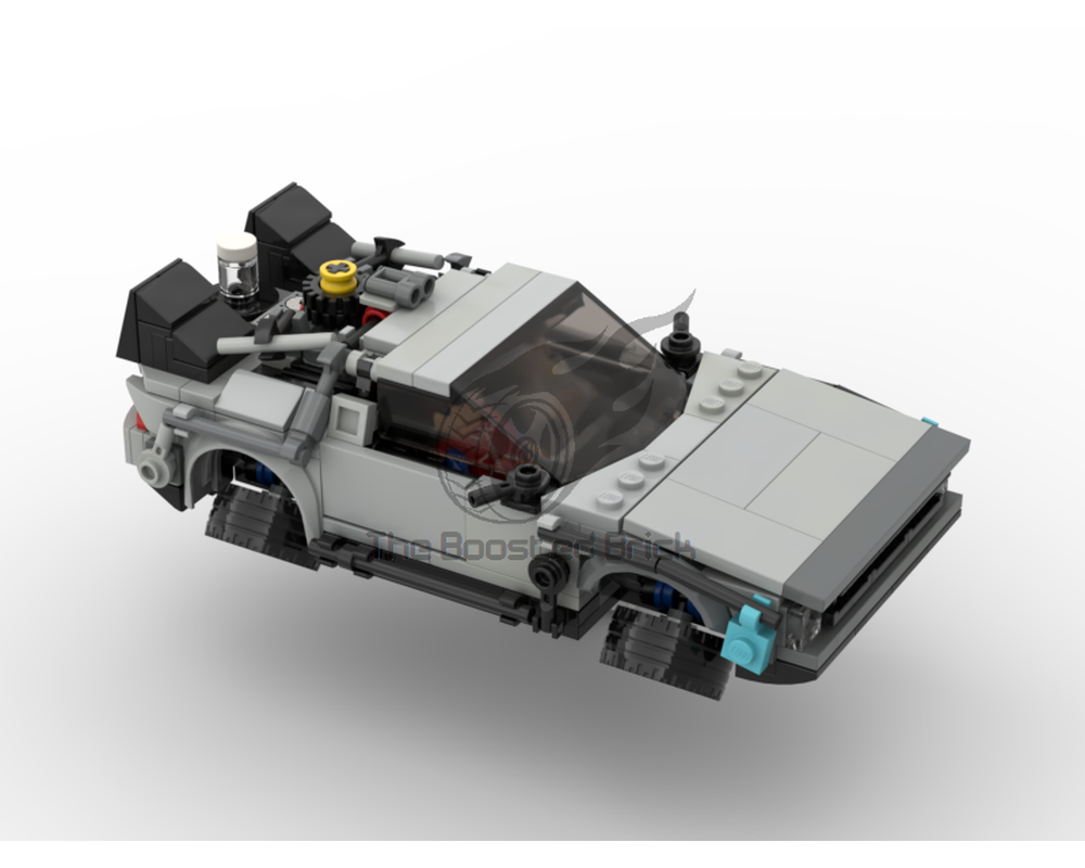 LEGO MOC DeLorean Time Machine by TheBoostedBrick | Rebrickable - Build ...