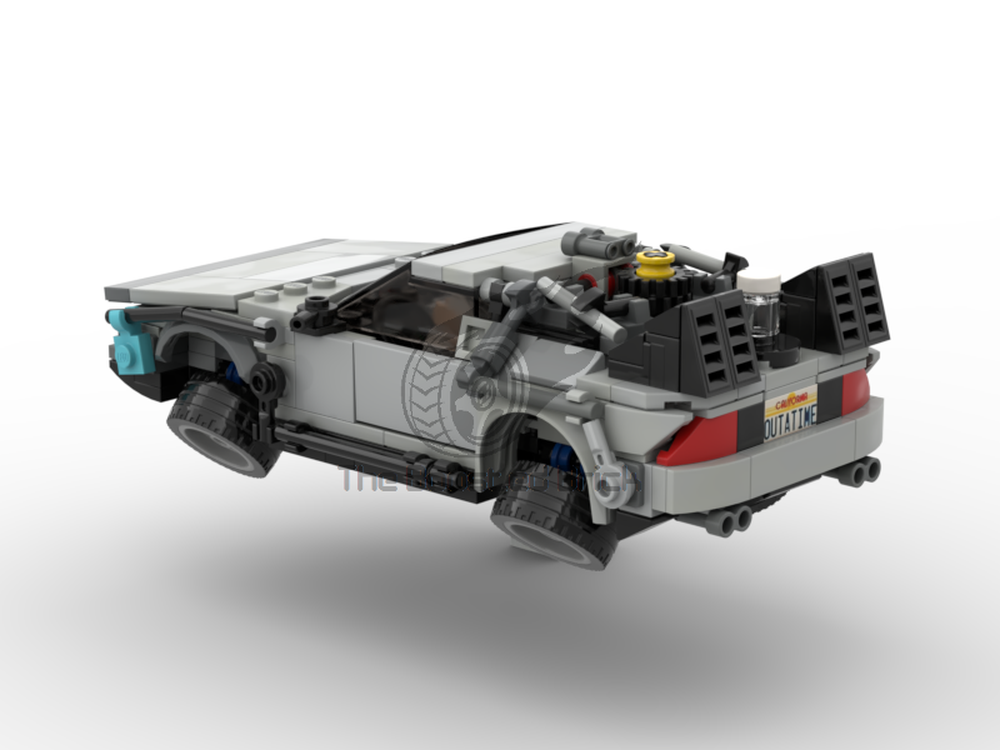 LEGO MOC DeLorean Time Machine by TheBoostedBrick | Rebrickable - Build ...