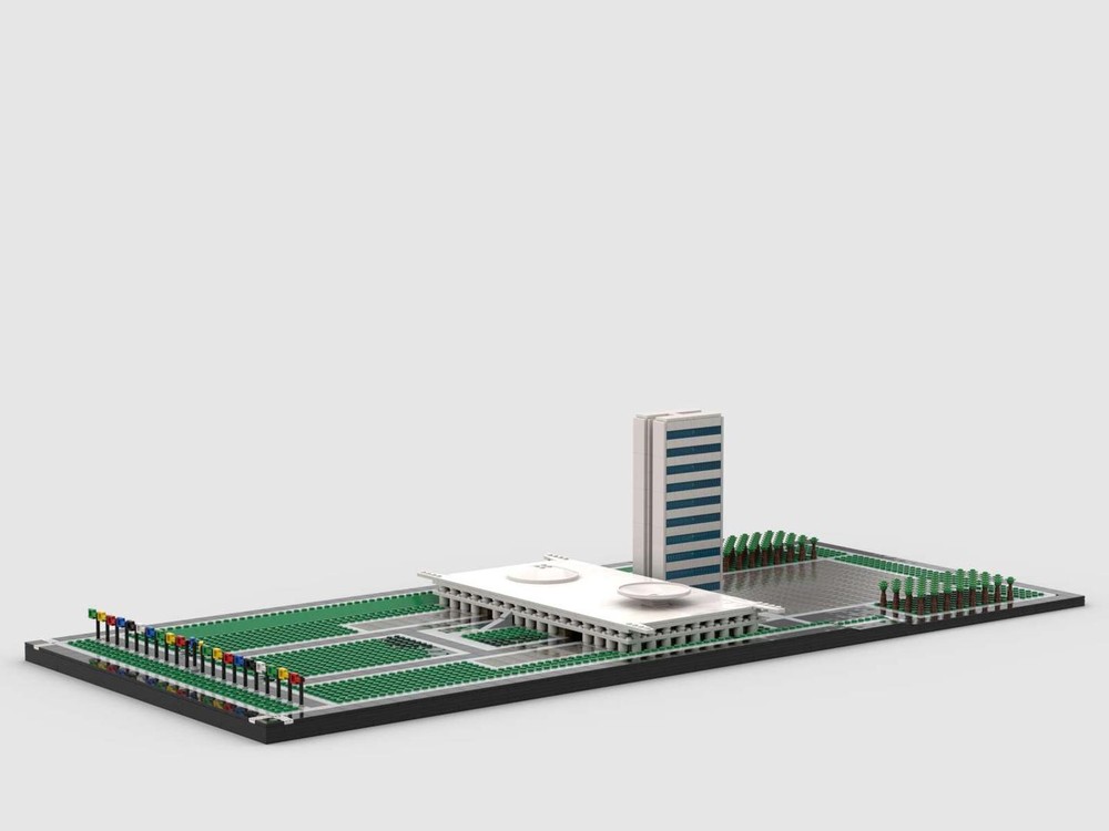 LEGO MOC National Congress of Brazil Building at 1/650th Scale by ...