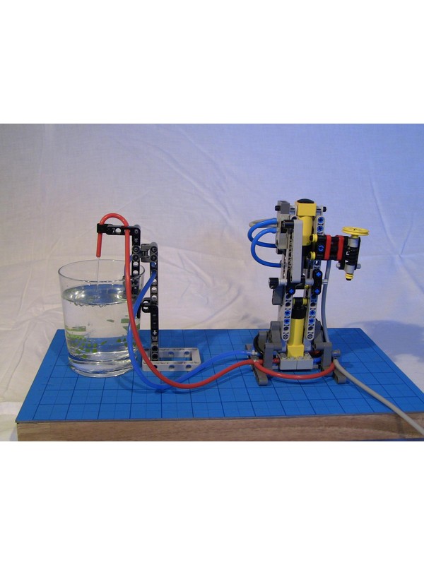 Lego Moc Lego Pneumatic Simplex Pump By Hans56 Rebrickable Build