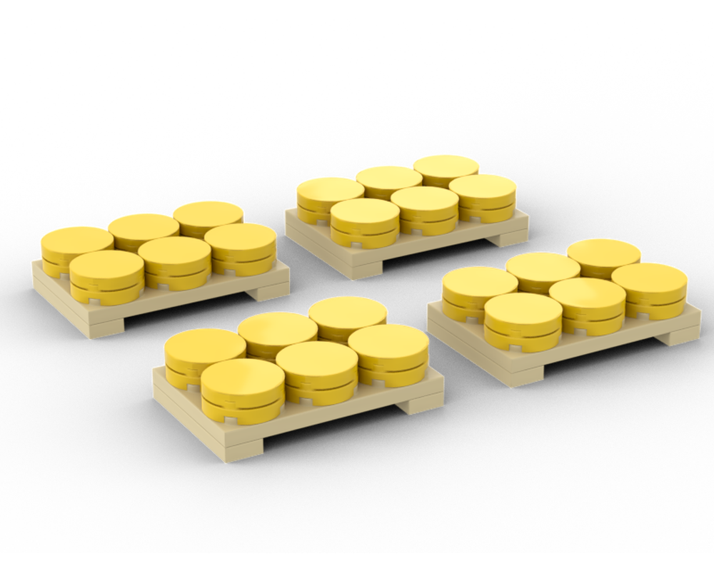 LEGO MOC Alkmaar Cheese market | Cheese pallets by Firemodels ...