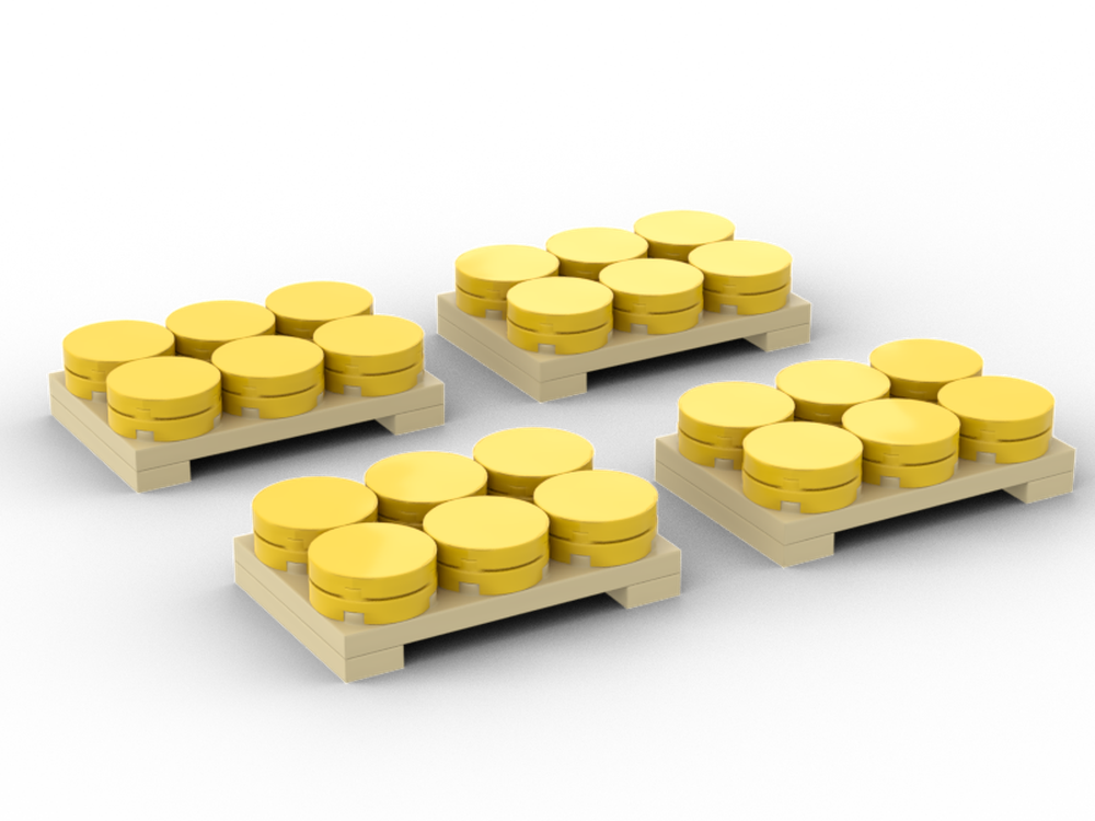 LEGO MOC Alkmaar Cheese market | Cheese pallets by Firemodels ...