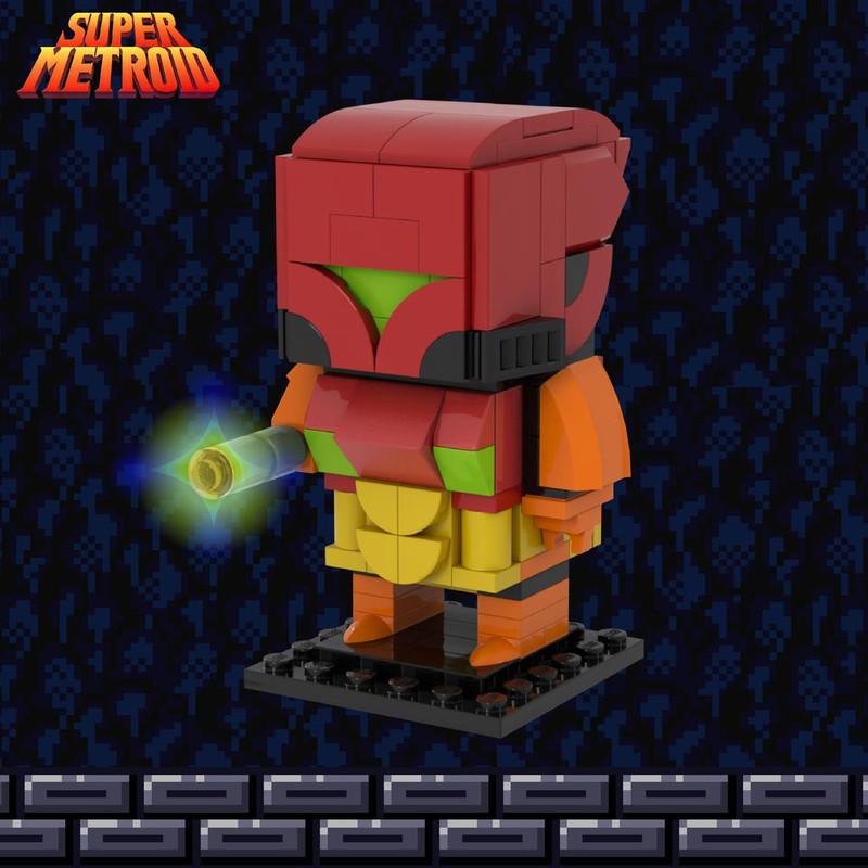 LEGO MOC Samus Aran , Metroid Brickheadz by madglom | Rebrickable ...