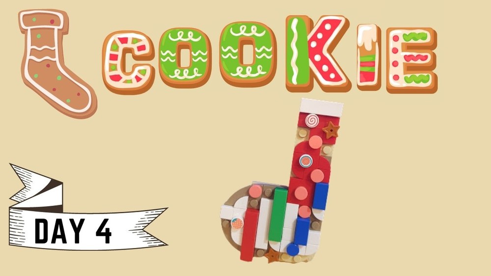 LEGO MOC Christmas sugar cookie by Chantel_builds | Rebrickable - Build ...