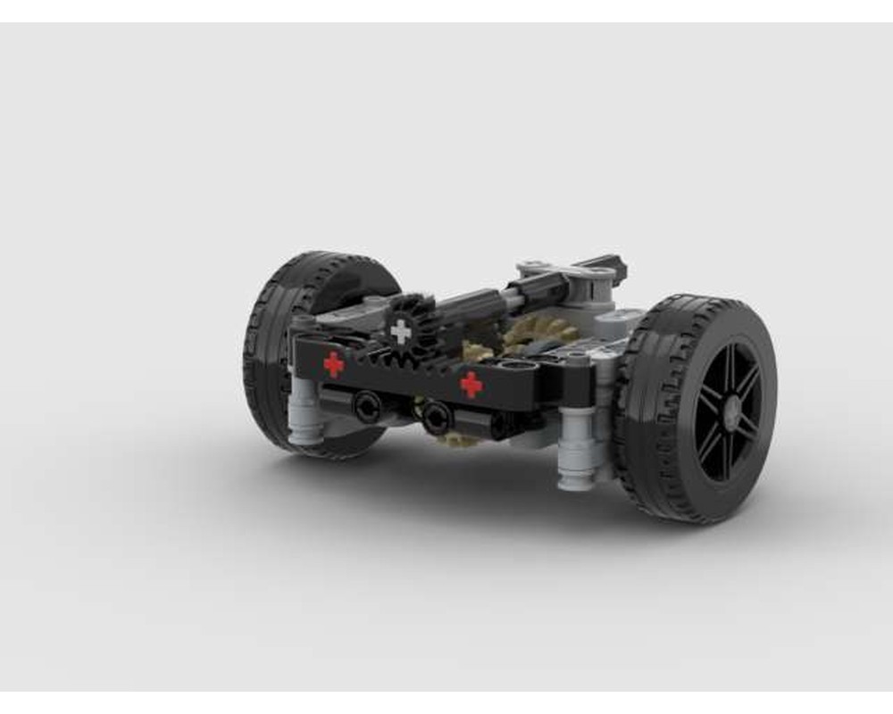 LEGO MOC Lego technic compact front wheel drive by MISERY | Rebrickable ...