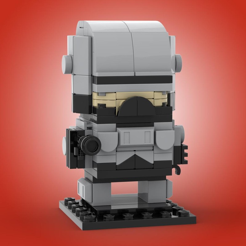 LEGO MOC Robocop Brickheadz by custominstructions | Rebrickable - Build ...