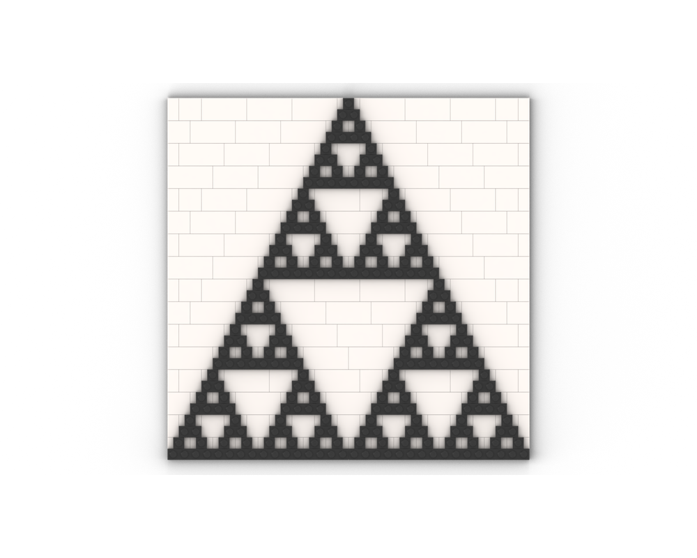LEGO MOC Sierpinski Triangle by 2in1 | Rebrickable - Build with LEGO