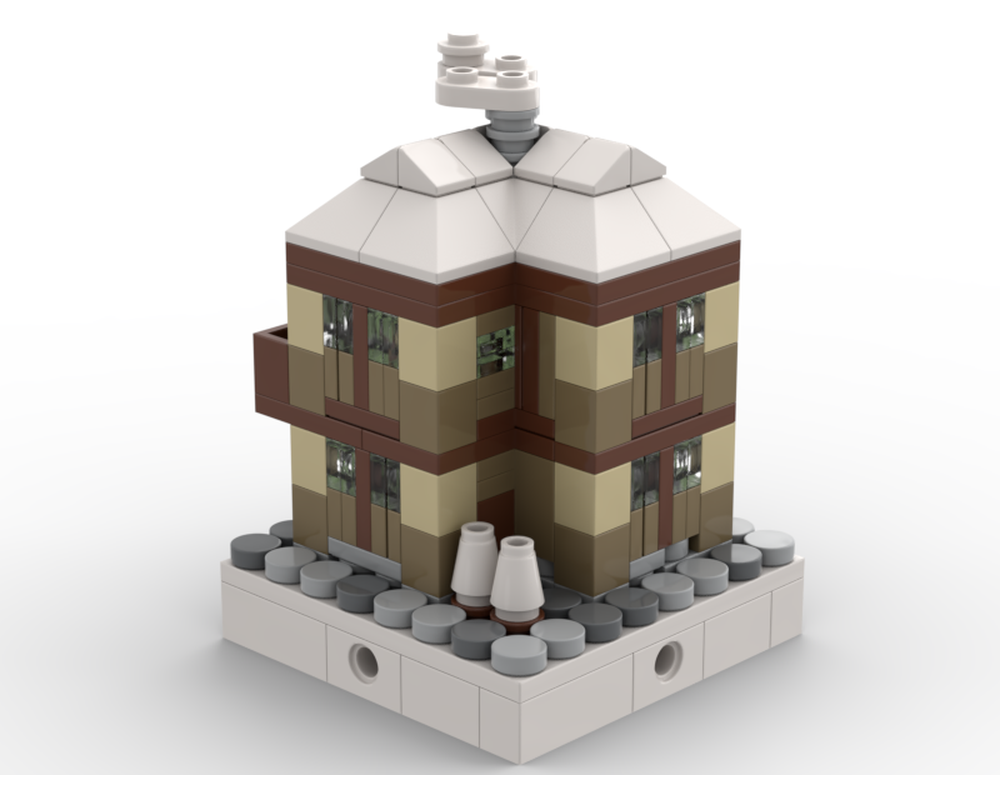 LEGO MOC Winter Village House #4 by Serenity | Rebrickable - Build with ...