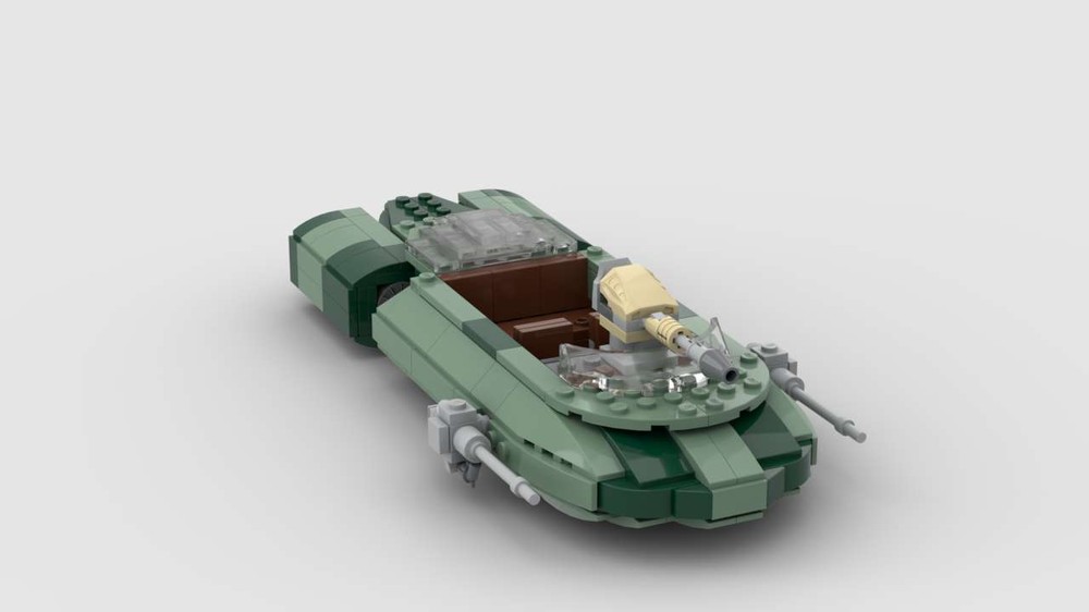 LEGO MOC-58887 V-19 Landspeeder by MindBrick | Rebrickable - Build with ...