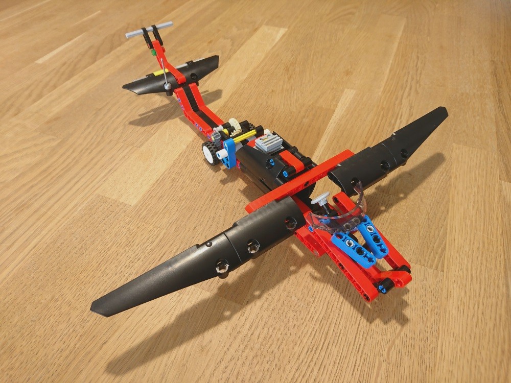 Lego Moc Motorized Sailplane By Emillurch Rebrickable Build With Lego