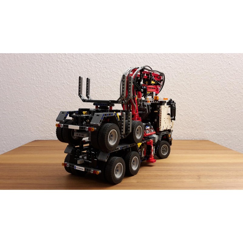 LEGO MOC 42043 Langholzlaster (long timber truck) by jb70 | Rebrickable ...