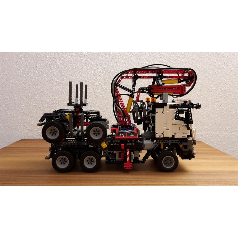 LEGO MOC 42043 Langholzlaster (long timber truck) by jb70 | Rebrickable ...
