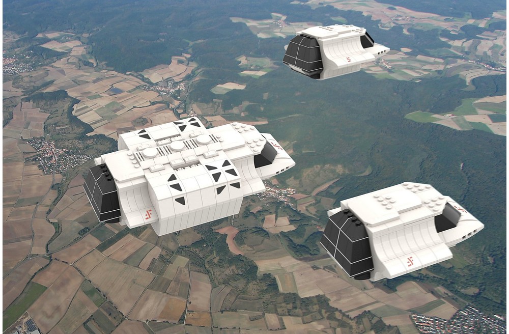 LEGO MOC Skyfighter from "V - Visitors" TV Show by divinglog ...