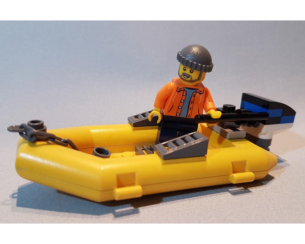LEGO MOC Outboard Motor Boat by fidi70 | Rebrickable - Build with LEGO