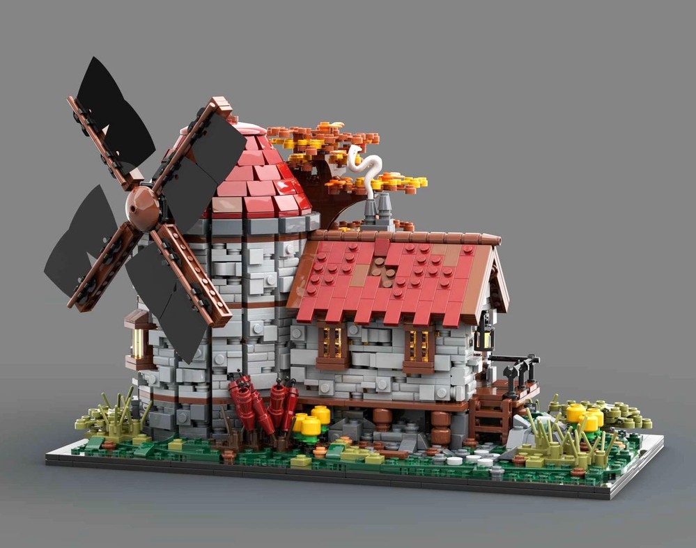LEGO MOC Tiny Windmill - Medieval Fantasy by PeetersKevin | Rebrickable ...