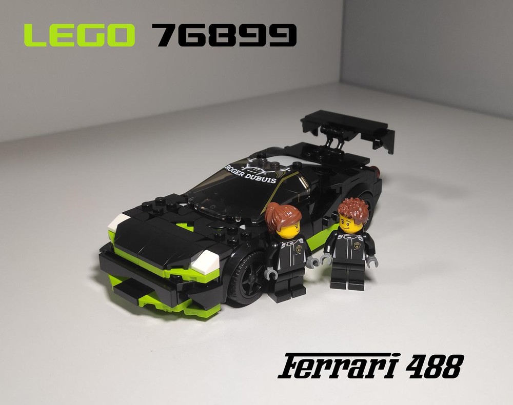 LEGO MOC 76899 Ferrari 488 by Kirvet | Rebrickable - Build with LEGO