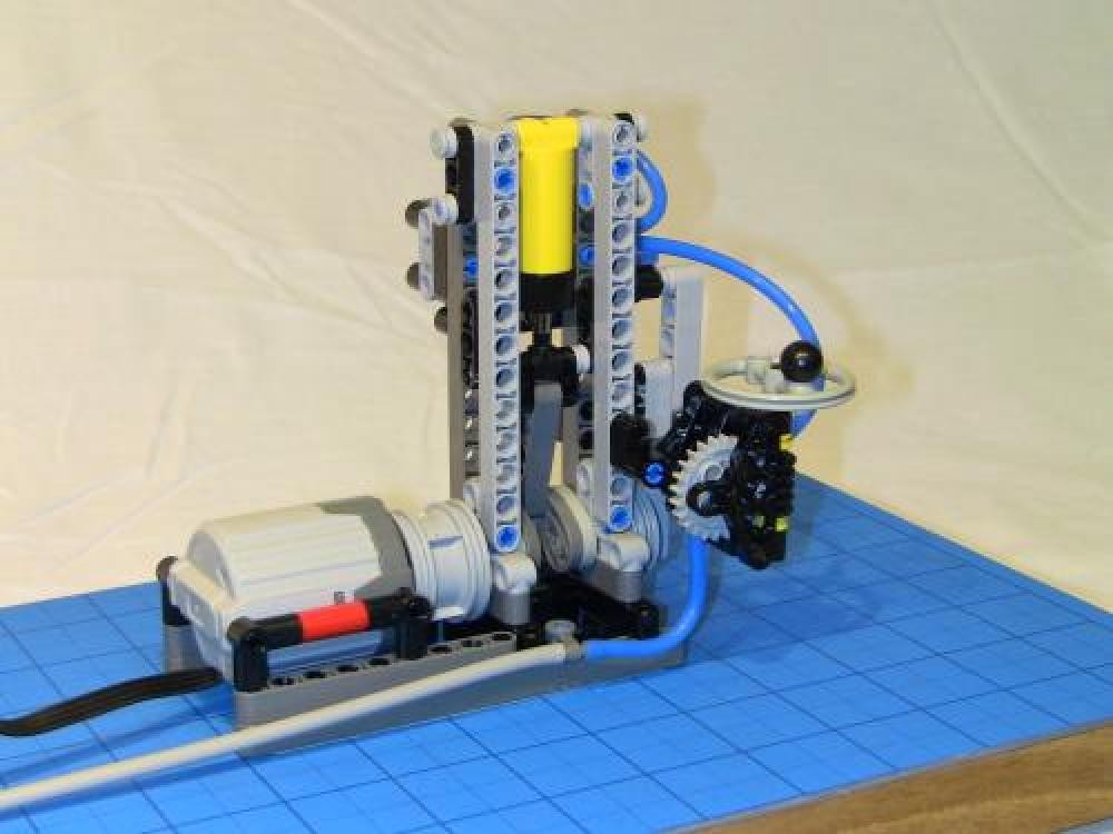 LEGO MOC Lego Pneumatic Electic Generator Set by Hans56 | Rebrickable ...