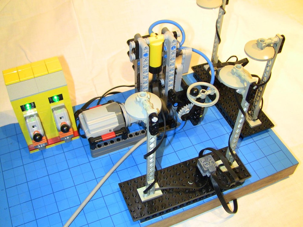 LEGO MOC Lego Pneumatic Electic Generator Set by Hans56 | Rebrickable ...