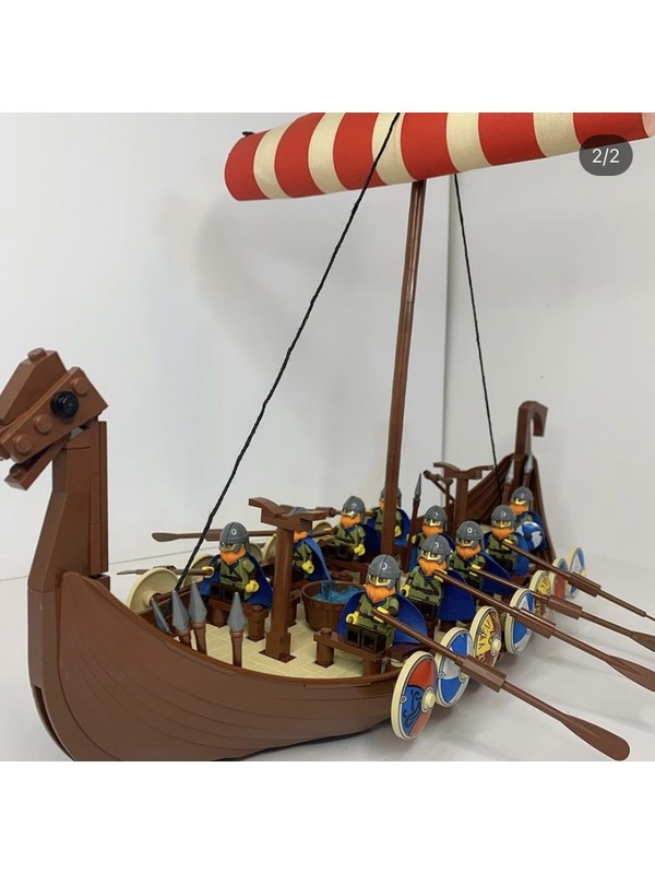LEGO MOC Viking Longship by SparksBricks | Rebrickable - Build with LEGO