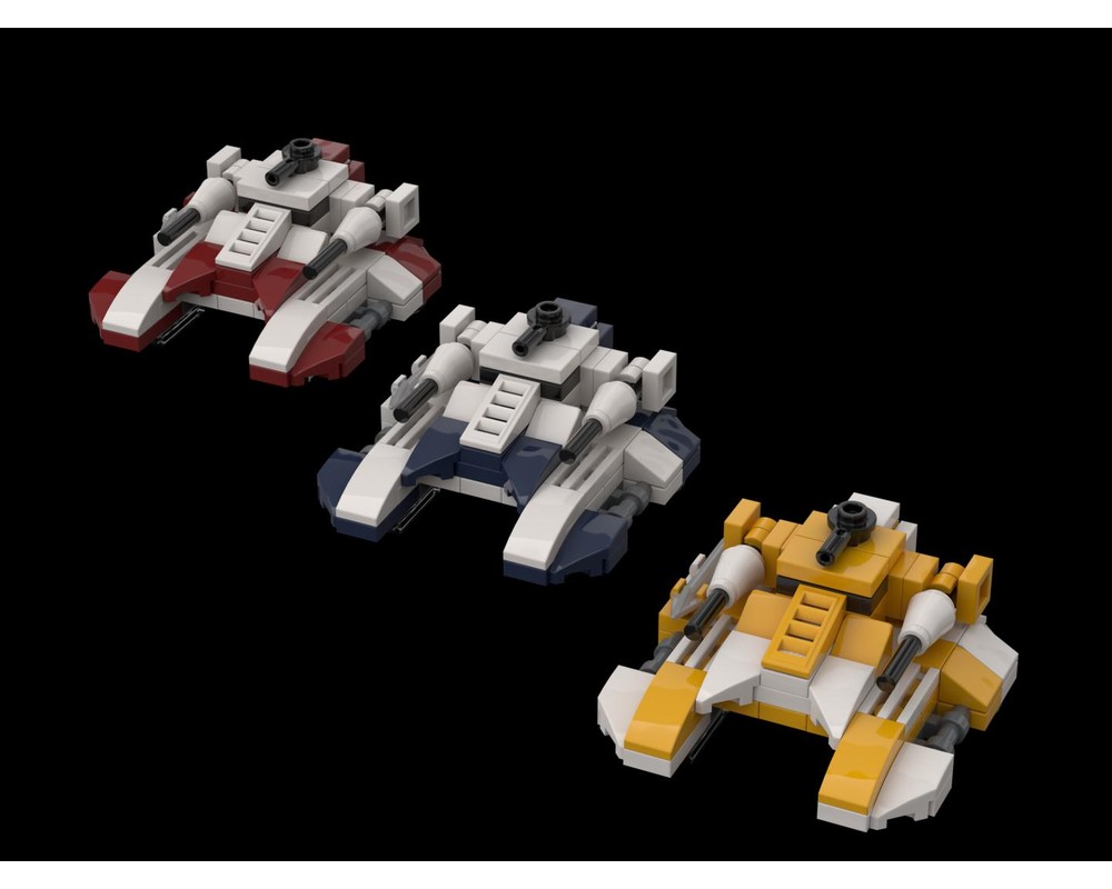 LEGO MOC TX-130 Republic Saber Tanks - 1:144 Scale - Mini by ...