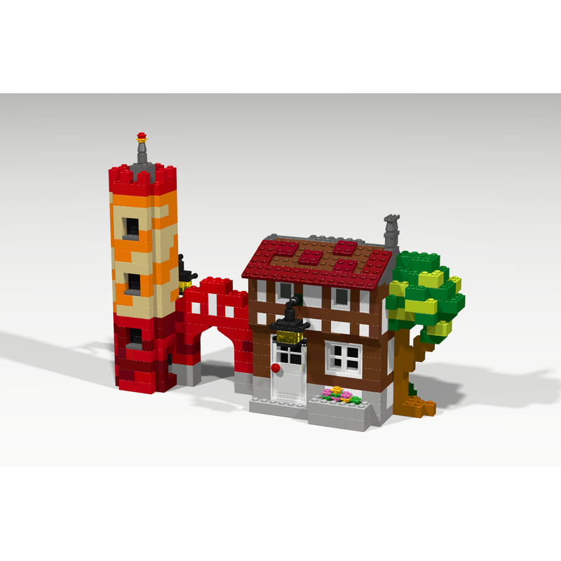LEGO MOC 10697 Town Wall Neubrandenburg by Nequmodiva | Rebrickable ...