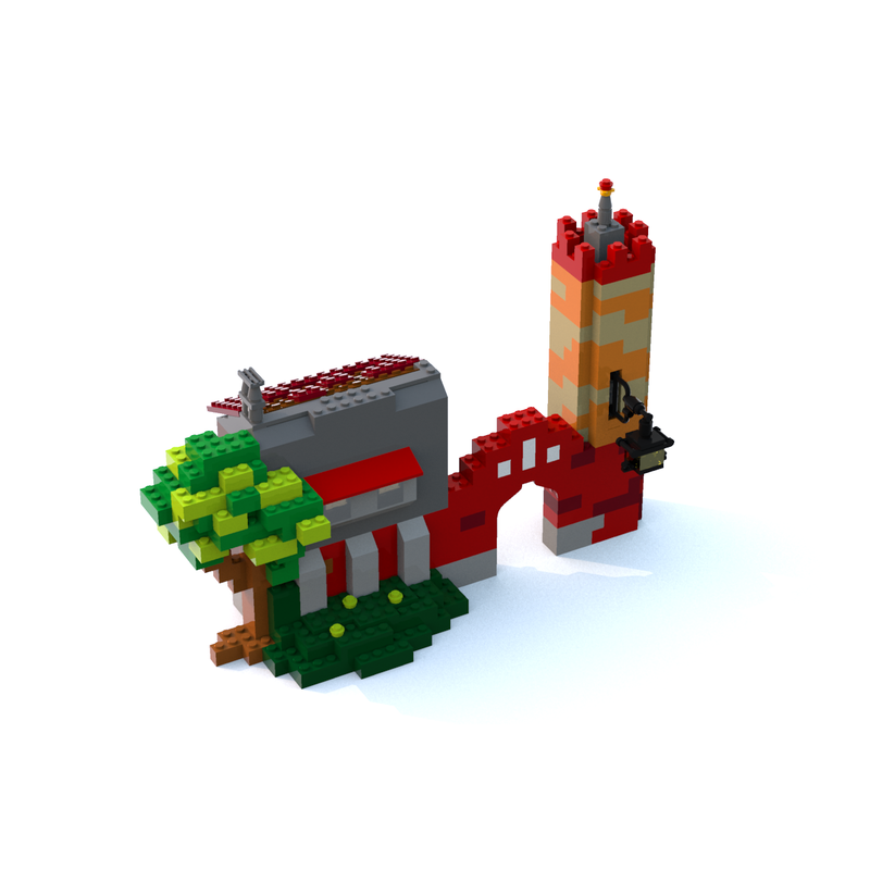 LEGO MOC 10697 Town Wall Neubrandenburg by Nequmodiva | Rebrickable ...