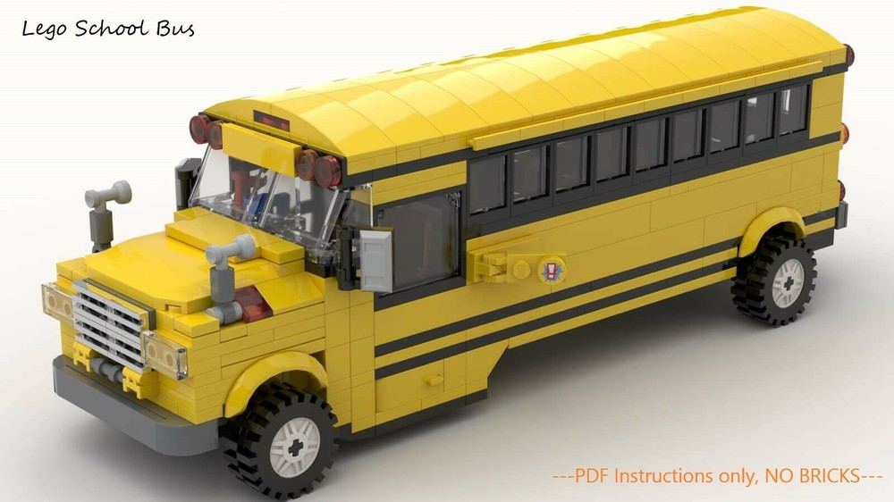 LEGO MOC School Bus by LegoBricking | Rebrickable - Build with LEGO