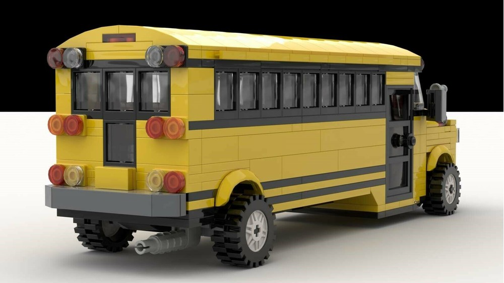 LEGO MOC School Bus by LegoBricking | Rebrickable - Build with LEGO