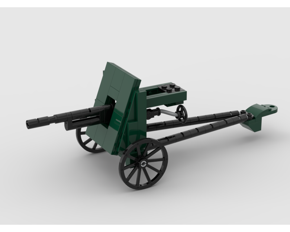 LEGO MOC 45mm Anti tankgun by Silverbrick | Rebrickable - Build with LEGO