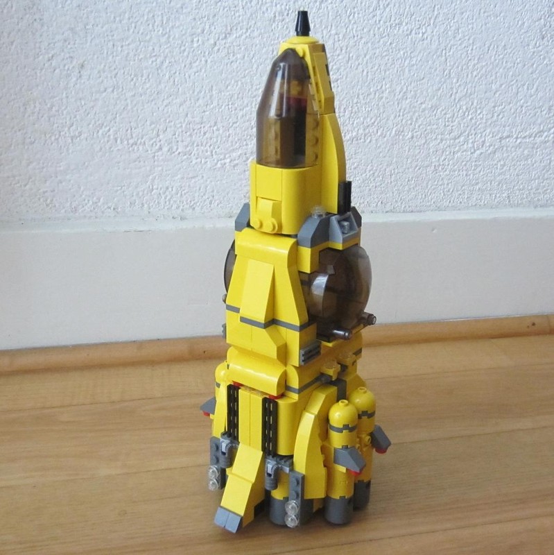 LEGO MOC 4888 Three-Stage Rocket by drosse | Rebrickable - Build with LEGO
